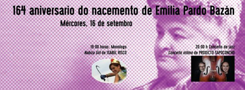 164 aniversario de Emilia Pardo Bazán